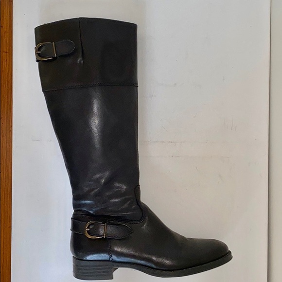 Aldo | Shoes | Aldo Black Leather Humana Zip Boot | Poshmark